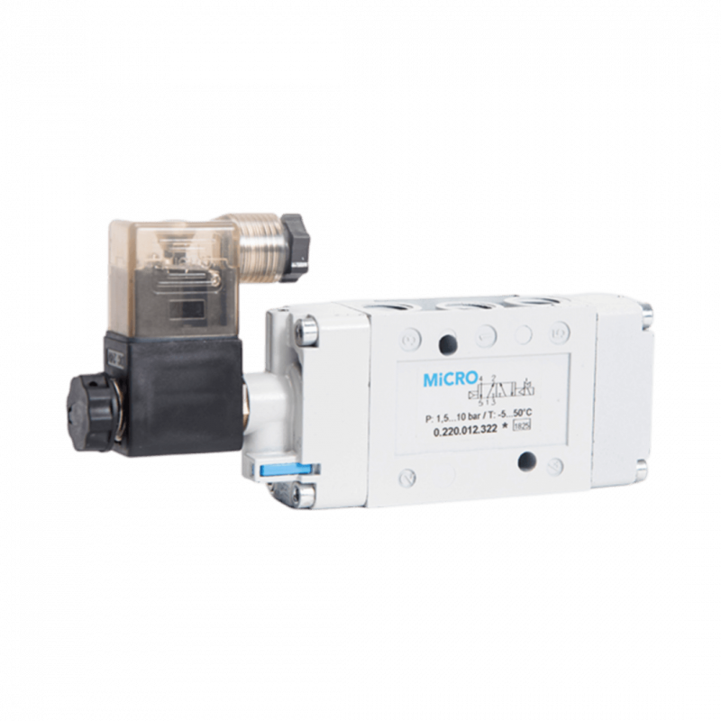 Válvula 5/2 SB1 G1/8" RR 24Vca